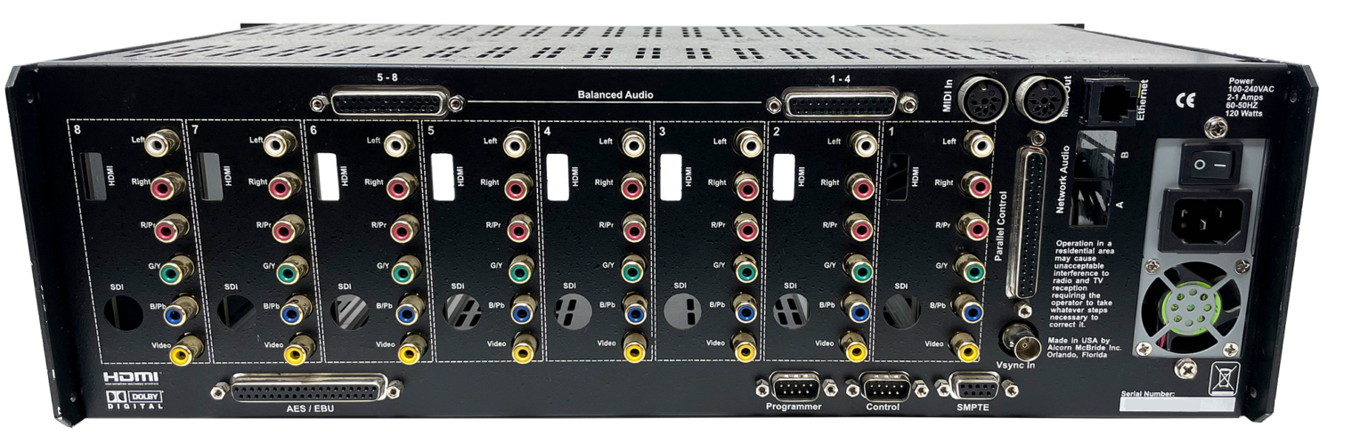 AVHD-BINCAGE - Alcorn McBride